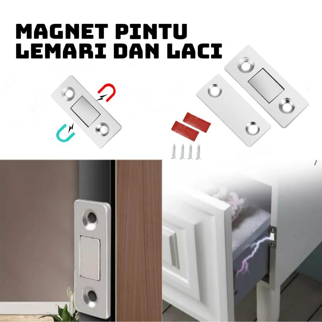 Jual Alat Perekat Pintu Magnet Untuk Pintu Lemari Laci Magnetic Door ...