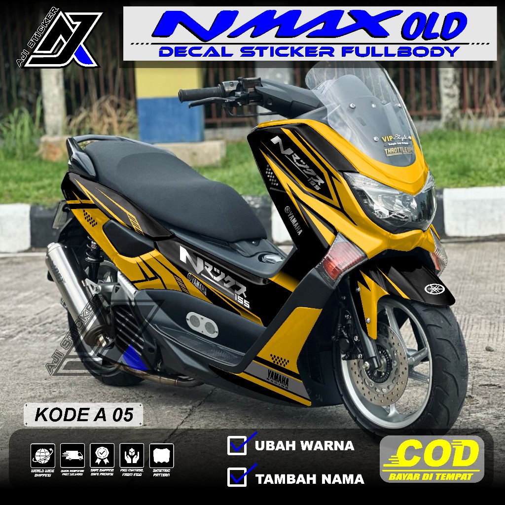 Jual Decal Nmax Old Full Body Polos - Stiker NMAX OLD Full Body TERBARU ...