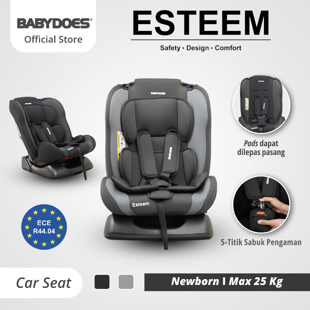 Jual BABYDOES CARSEAT 8519 ESTEEM SAFETY • DESIGN • COMFORT | Shopee ...