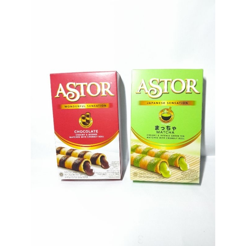 Jual ASTOR 40 g TERMURAH jajan snack camilan cokelat dan matcha ...