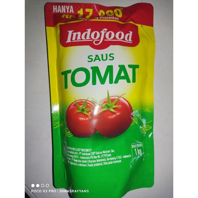 Jual SAUS TOMAT INDOFOOD 1KG | Shopee Indonesia