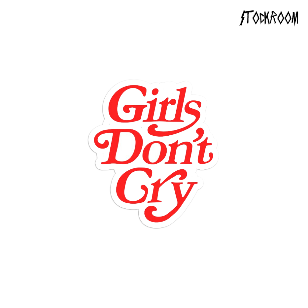 Jual (BISA COD) STIKER AESTHETIC "GIRLS DONT CRY" / STIKER HELM ...