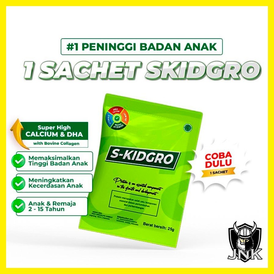 Jual ECER 1 SACHET S-KIDRO Nutrisi Peninggi Badan Anak Susu Tinggi ...