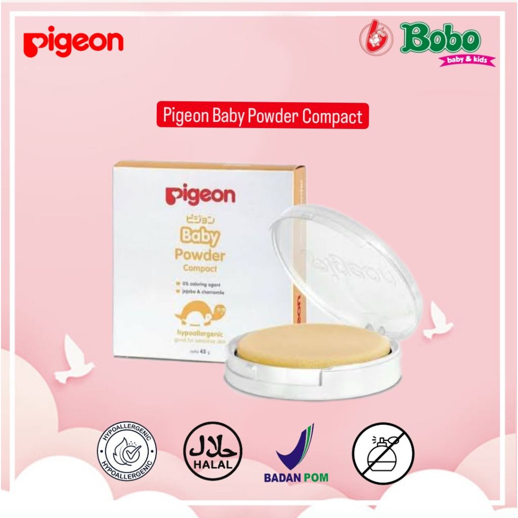 Jual Pigeon PR061203 Baby Powder Compact 45gr - Bedak Padat Bayi ...