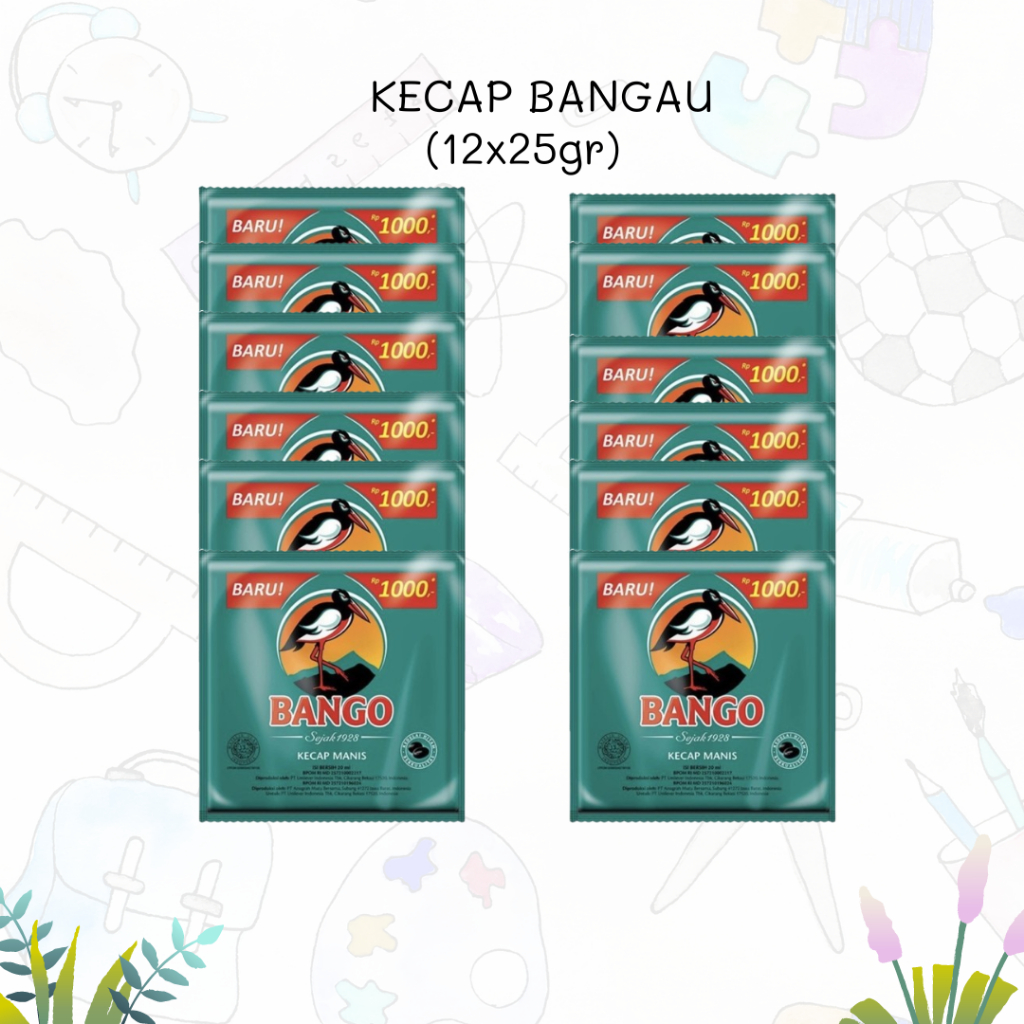 Jual KECAP BANGO SACHET 12x25gr (1Renceng) | Shopee Indonesia