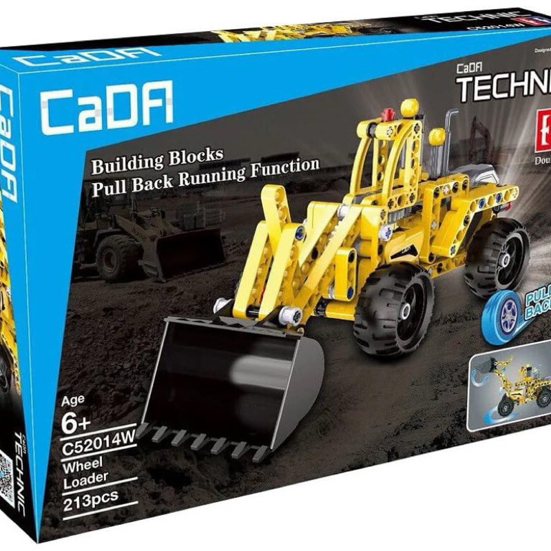 Jual Cada Hitech Pull back running fuction vuilding blocks wgeel loader ...