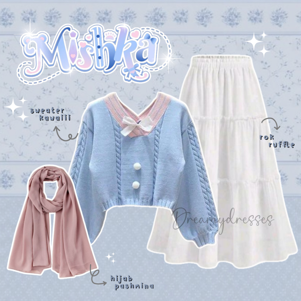 Jual 3in1 Set 136B - Setelan Wanita Hijab OOTD Kekinian terbaru Outfit ...