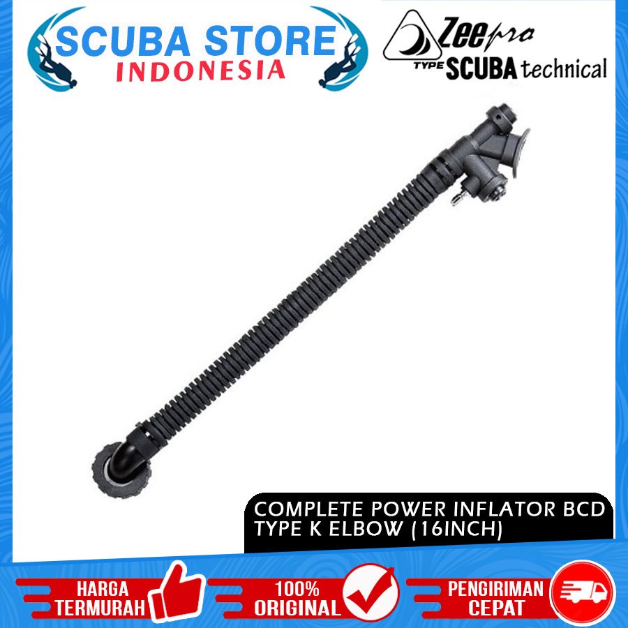 Jual Complete Power Inflator BCD Scubatechnical Type K Elbow 16 Inch ...