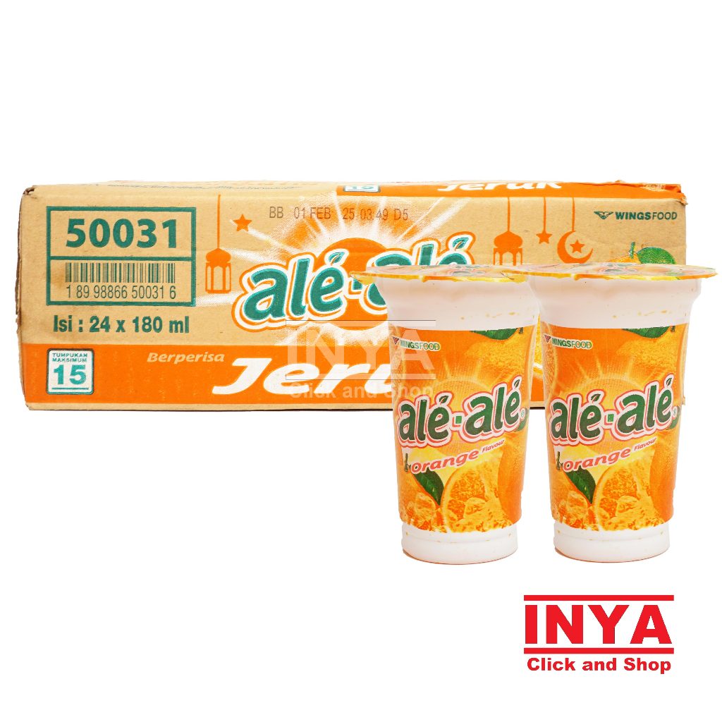 Jual Ale Ale Rasa Jeruk Flavor 24x180ml BOX - Minuman Kemas - Soft ...