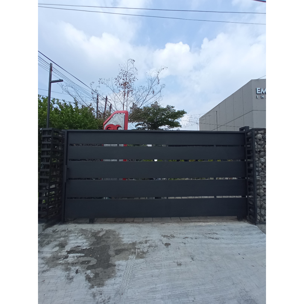 Jual pagar full plat sliding | Shopee Indonesia