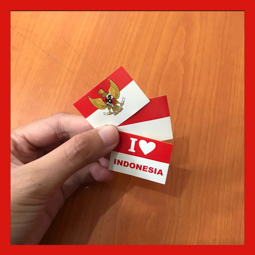 Jual Stiker Pipi Bendera Merah Putih 30 pcs | Shopee Indonesia