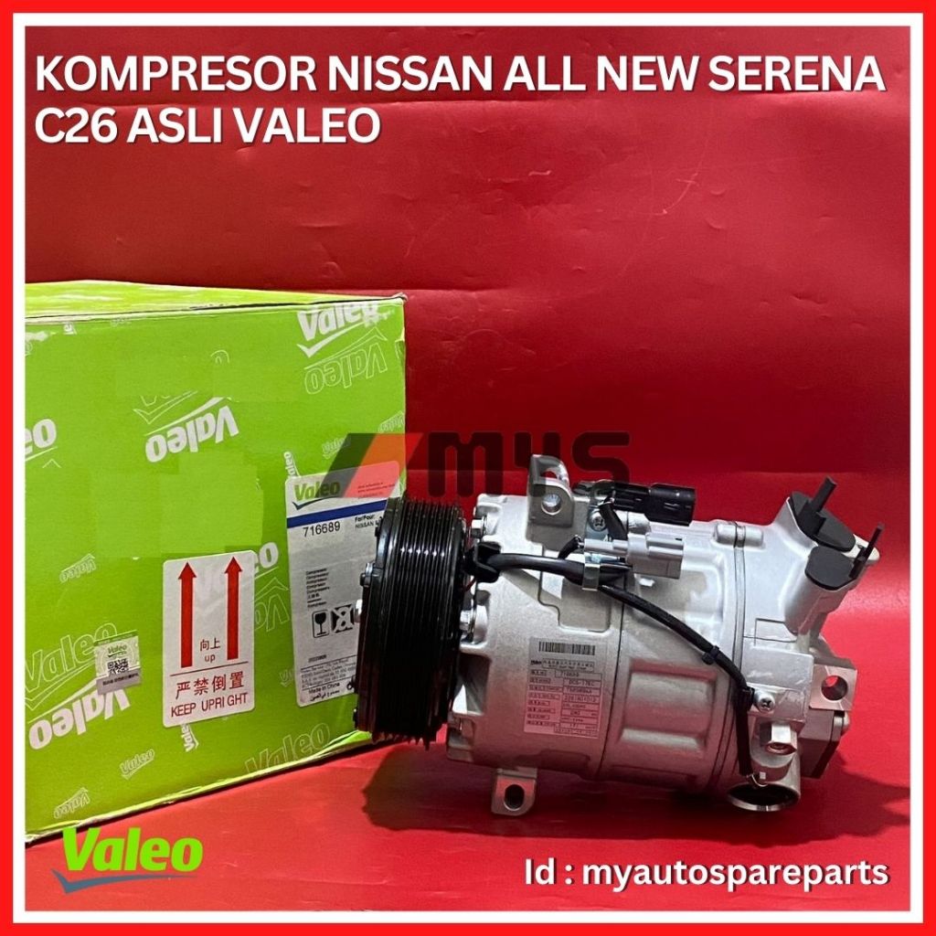 Jual COMPRESSOR AC Mobil NISSAN All New Serena C26 6PK KOMPRESOR ASLI VALEO | Shopee Indonesia