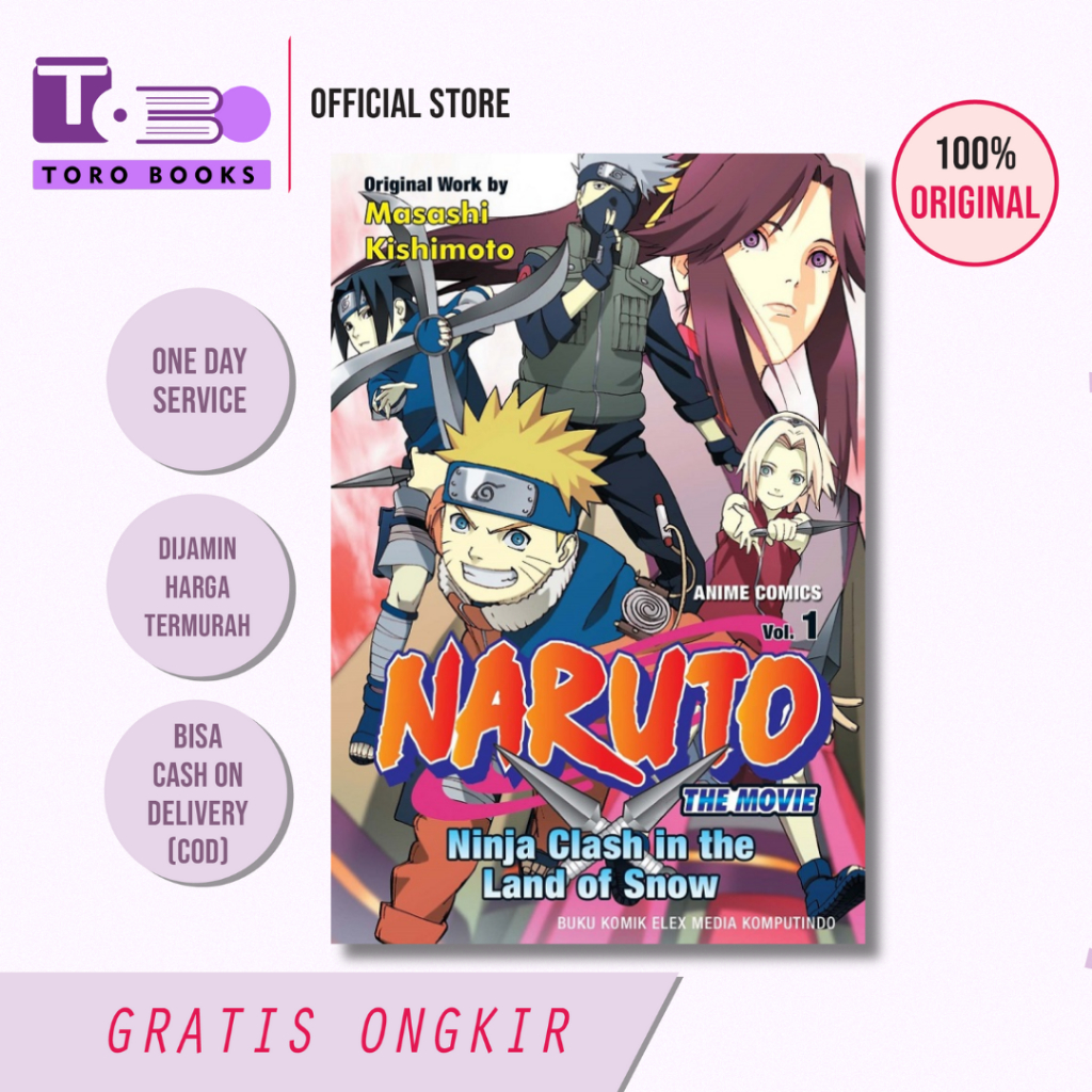 Jual KOMIK SERI : Naruto The Movie: Ninja Clash In The Land Of Snow ...