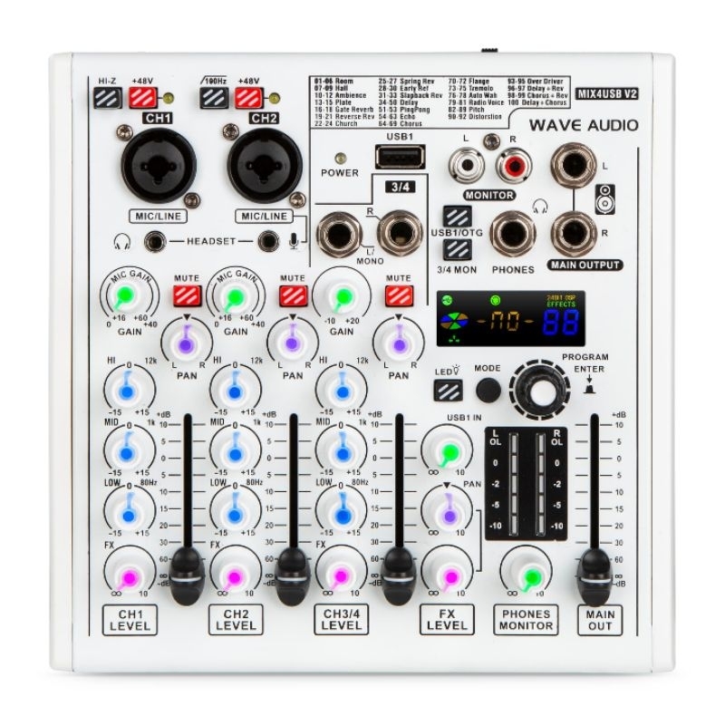 Jual Wave MIX4USB V2 - 4-Channel Mixer with USB Audio Interface | Shopee Indonesia