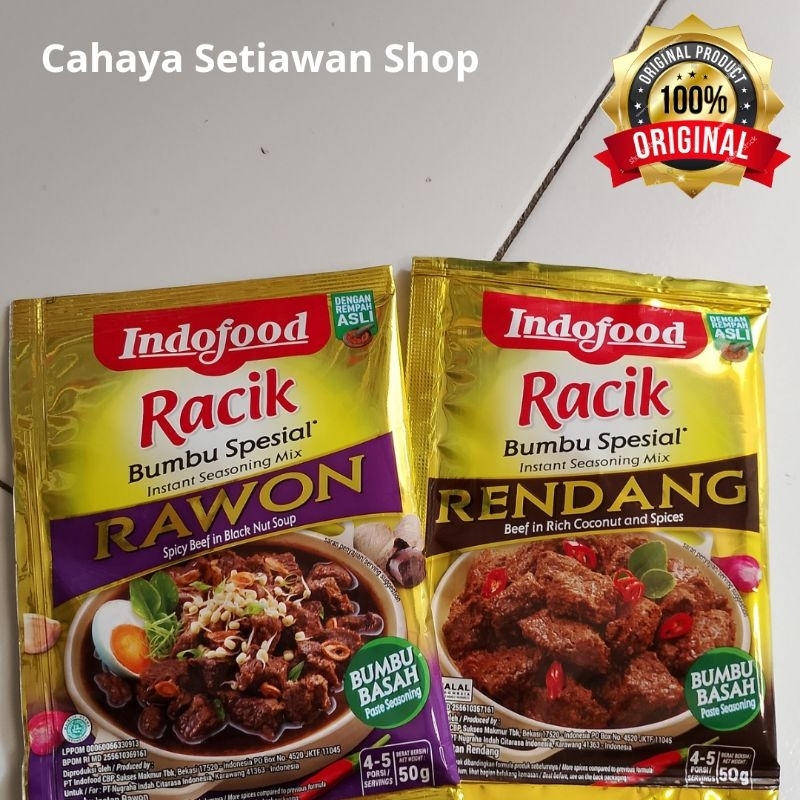 Jual BUMBU RACIK SPESIAL INDOFOOD RAWON DAN RENDANG | Shopee Indonesia