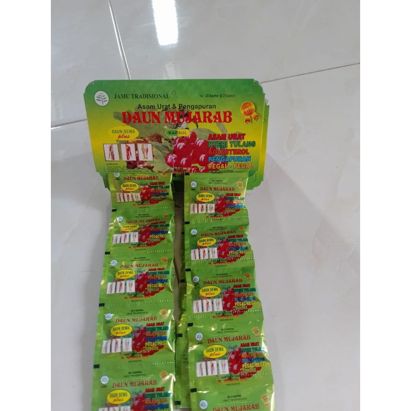Jual KAPSUL DAUN MUJARAB ORIGINAL | Shopee Indonesia