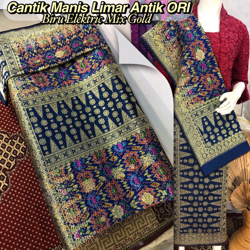 Jual Songket Cantik Manis Limar Antik ORI-Asli Tenun Tangan Palembang ...