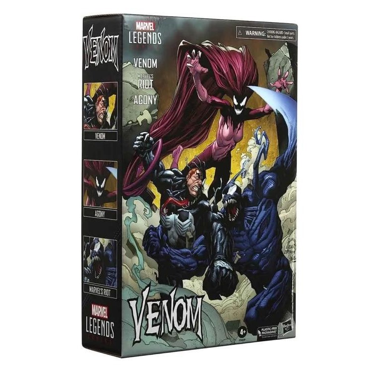 Jual [Hasbro] Marvel Legends 3-Pack Venom / Riot / Agony (Amazon ...