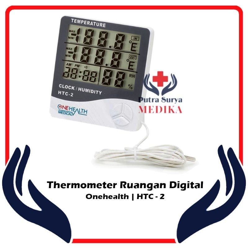 Jual HTC-2 Hygrometer Thermometer | Termometer Suhu Ruangan Digital ...