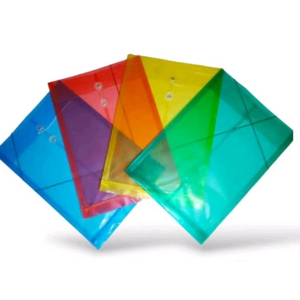 Jual Map plastik tali F4 / map file folder bening tali folio (1 pcs ...