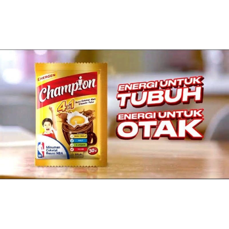 Jual Energen Champion Susu Coklat Renceng 10x30gr | Shopee Indonesia