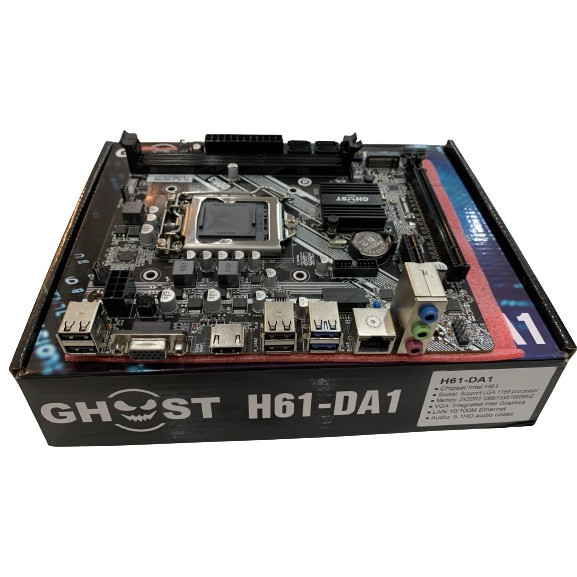 Jual MOTHERBOARD GHOST H61-DA1 DDR3 NVME LGA 1155 INTEL / H61 NVME ...