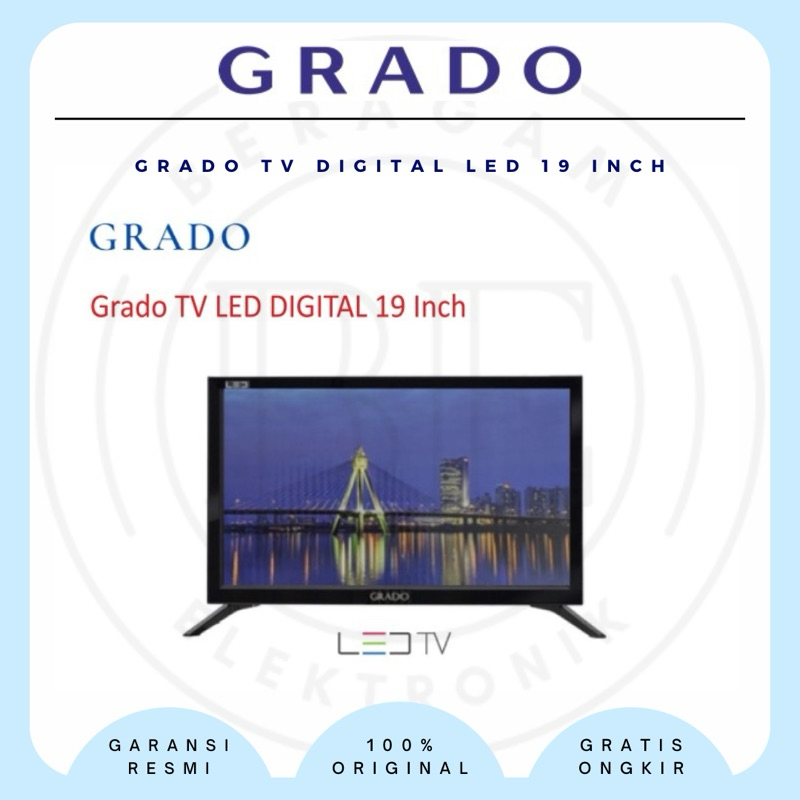 Jual Grado TV Led Digital 19 Inch | Shopee Indonesia