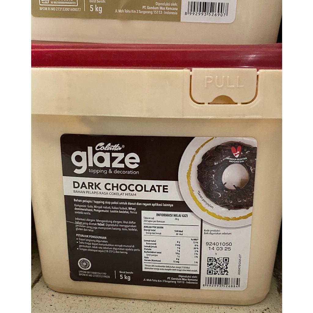 Jual collata glaze dark chocolate 5kg | Shopee Indonesia