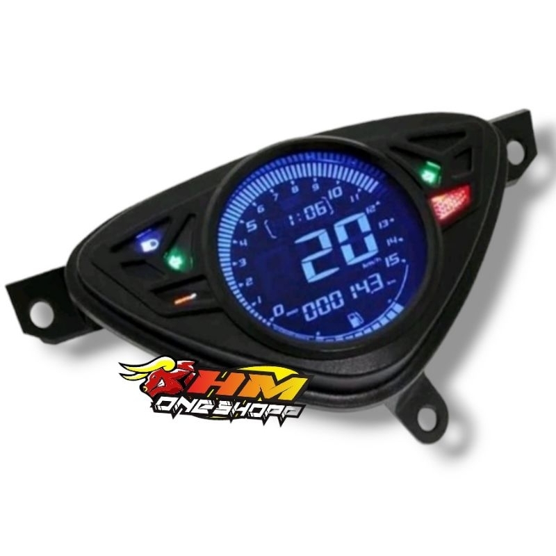 Jual speedometer mio sporty digital led mio smile speedo odometer digital led lcd yamaha ...