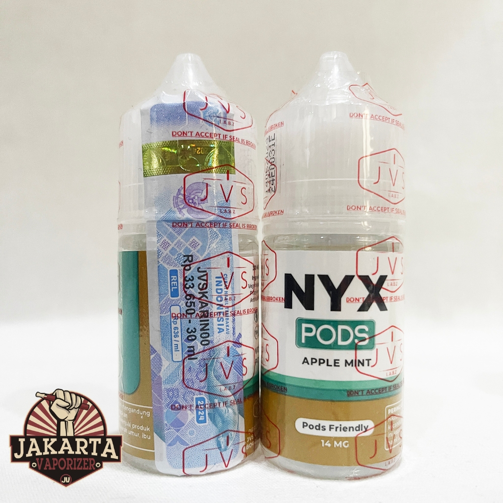 Jual PODS FRIENDLY NYX APPLE MINT PODS 30ML 14MG BY JVS LABZ | Shopee ...
