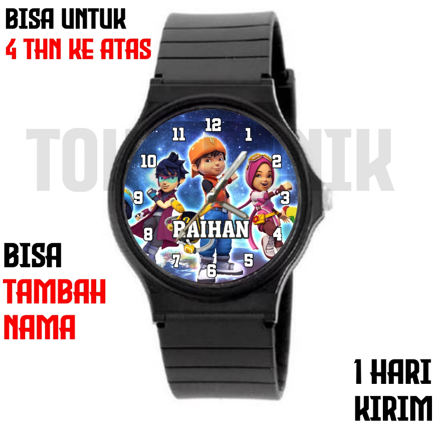 Jual Jam Tangan Anak Laki Laki Cowok Pria Karakter hero Kartun BOBOI ...