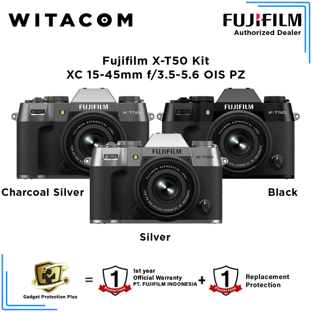 Jual Fujifilm X-T50 / XT50 / XT 50 Kit XC 15-45mm f/3.5-5.6 OIS PZ - Garansi Resmi | Shopee ...