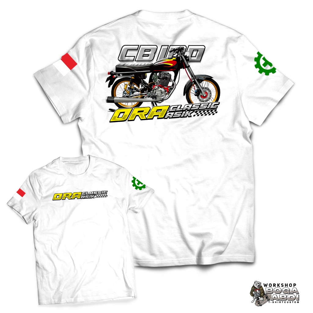 Jual kaos cb 100 - kaos motor klasik - kaos honda cb | Shopee Indonesia