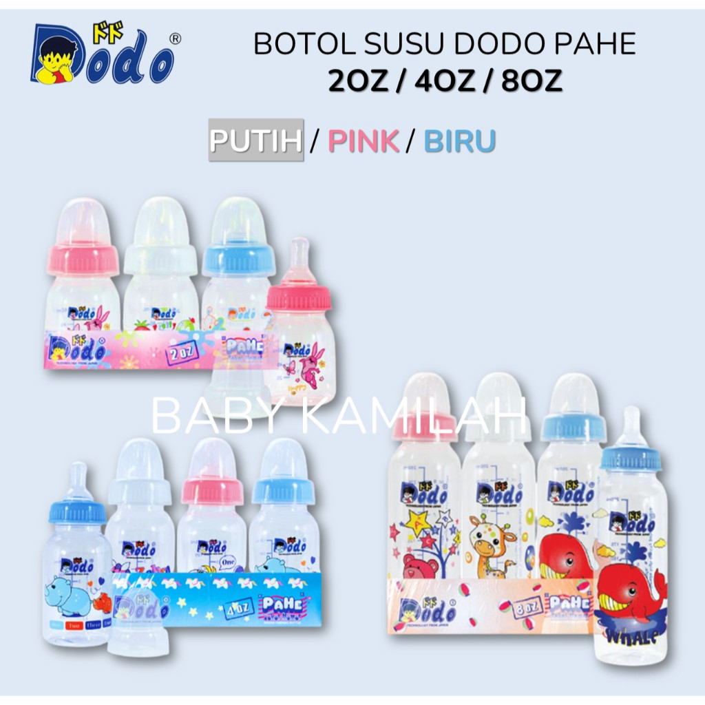Jual DODO Botol Susu Dot Bulat 60ml 120ml 250ml | Shopee Indonesia