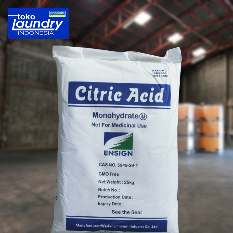 Jual Citric Monohydrate/ Citrun ENSIGN 500gr 1kg 2kg 5kg | Shopee Indonesia