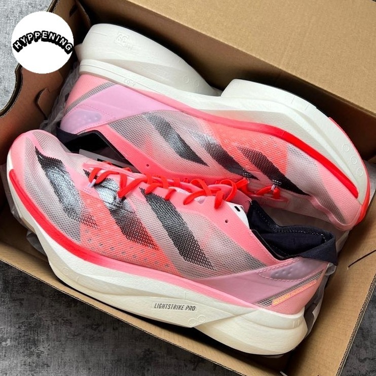Jual ADIDAS ADIZERO ADIOS PRO 3 PINK SPARK SANDY PINK ID3612 | Shopee ...