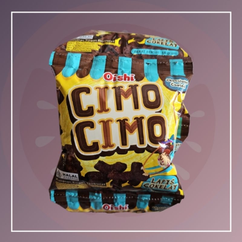 Jual Oishi Cimo Cimo Lapis Coklat 18gx10 | Shopee Indonesia
