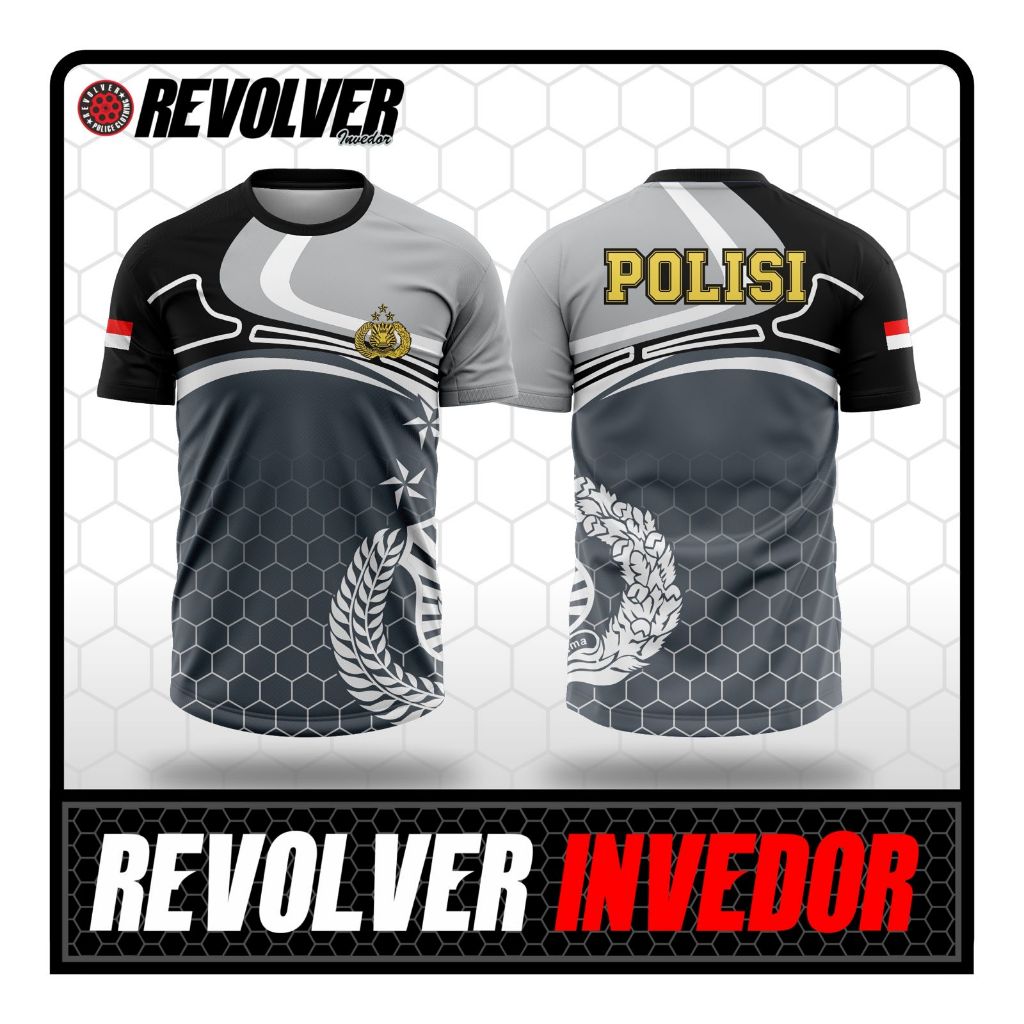 Jual Jersey Kaos Police Grey Dryfit RVLR | Polisi Polri Bahan Premium ...