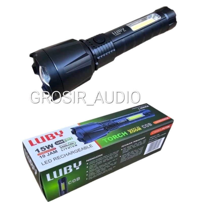 Jual SENTER TANGAN LUBY ZOOM 15W 8966A ,LUBY L8966A ORIGINAL | Shopee Indonesia
