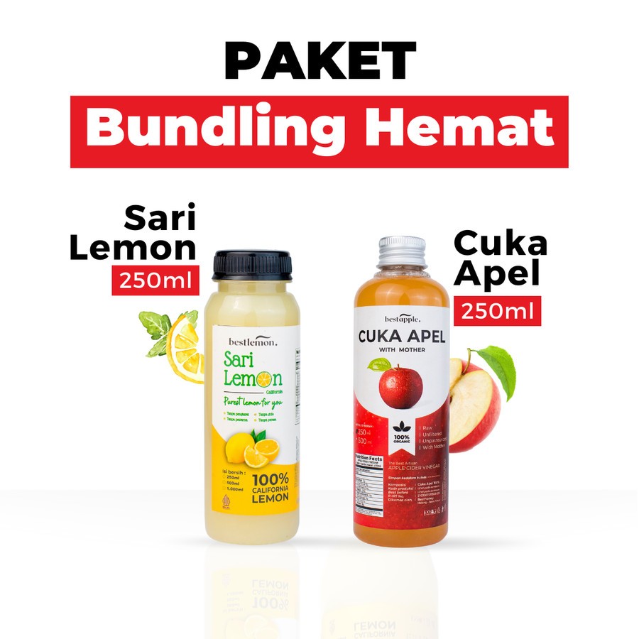 Jual Paket Bundling Diet Sehat / Paket Bundling / Cuka Apel 250ML dan ...