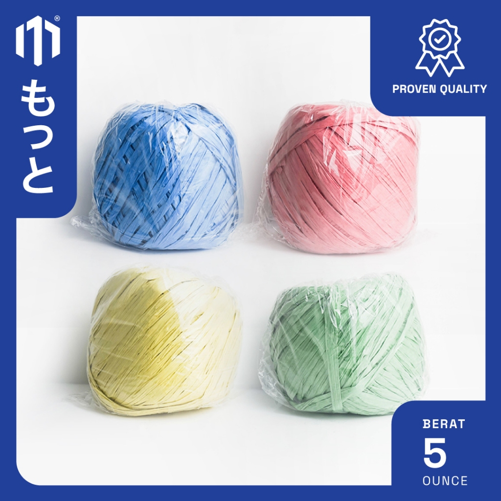 Jual Tali Rafia Ukuran 5 Ons / 500 Gram & Aneka Warna - Tali Plastik ...