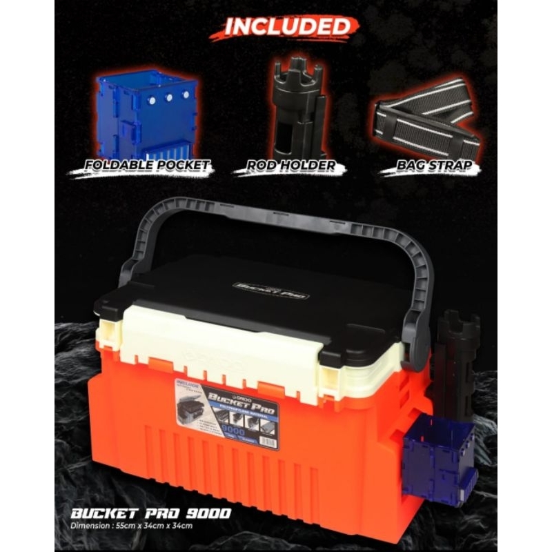 Jual BOX PANCING DAIDO BUCKET PRO SERI 9000 ( 35L) | Shopee Indonesia