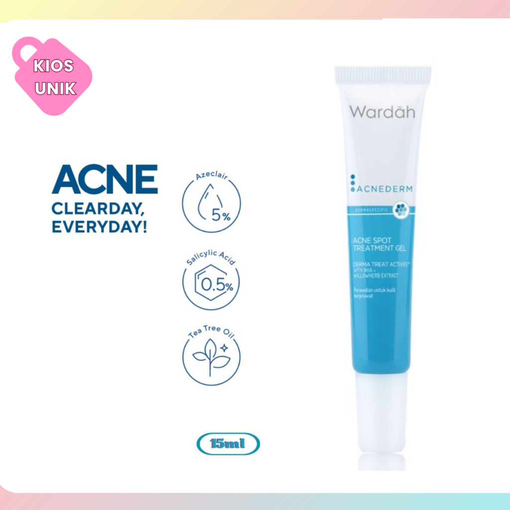 Jual Wardah Acnederm Acne Spot Treatment Gel 15ml | Obat Totol Jerawat ...