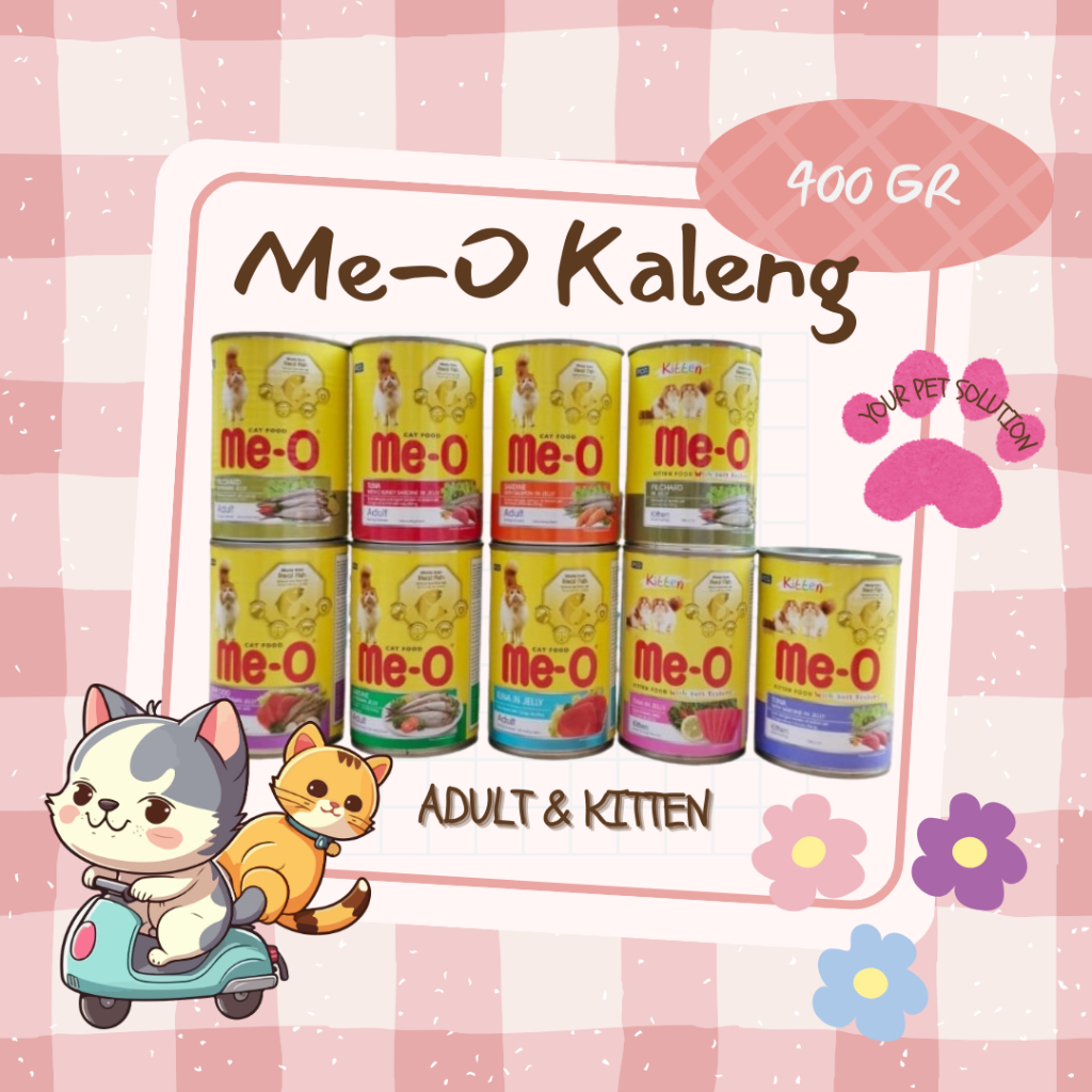 Jual MEO KALENG 400GR - MAKANAN BASAH KUCING | Shopee Indonesia