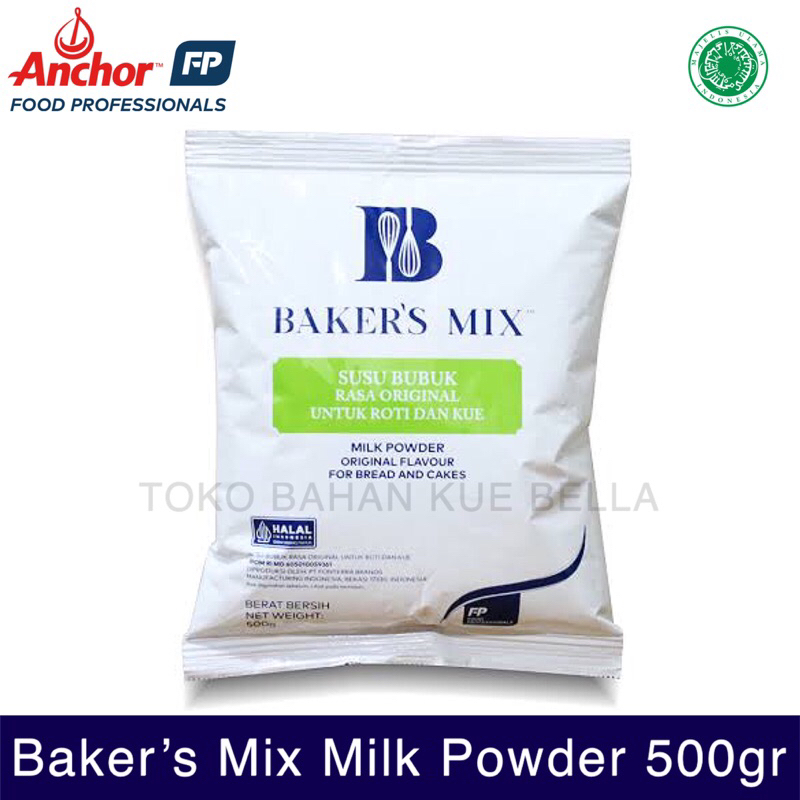Jual Baker’s Mix MILK POWDER 500gr - Susu Bubuk Anchor khusus Roti ...
