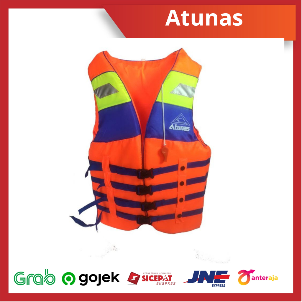 Jual Life Jacket / Rompi Pelampung Atunas/ Baju Pelampung Size L MURAH ...