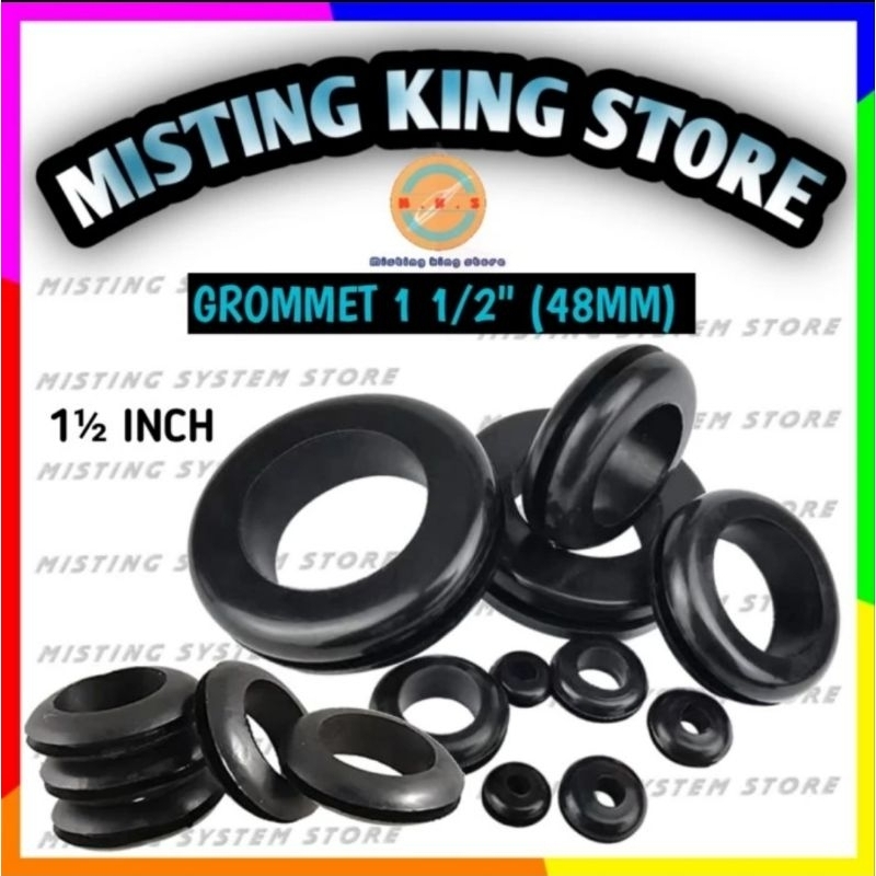 Jual GROMMET 1 1/2 INCH 48MM SEAL KARET GROMET UNISEAL DUTCH BUCKET ...