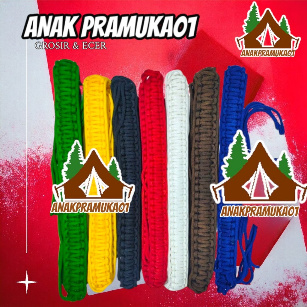 Jual Talikur tali + Pluit Pramuka / talikur pramuka besar dan kecil ...