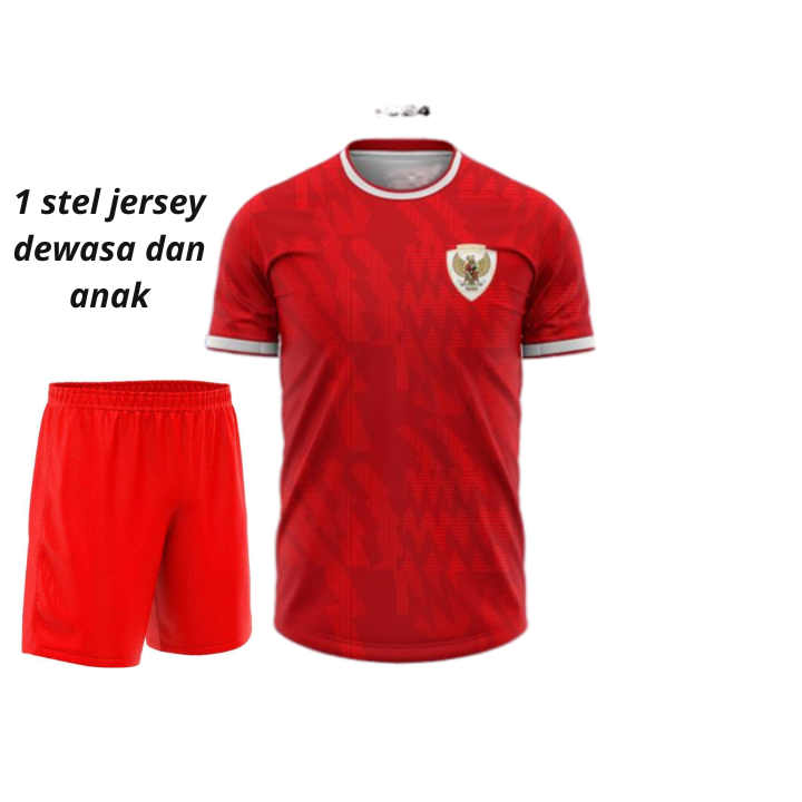 Jual 1 set baju dan celana jersey timnas indonesia dewasa baju terbarru ...