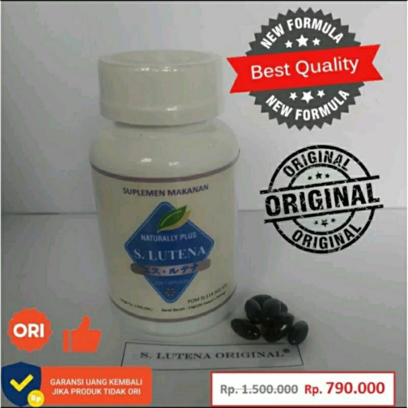 Jual S LUTENA Original Jaminan 100% Asli SLUTENA Naturally Plus Japan ...